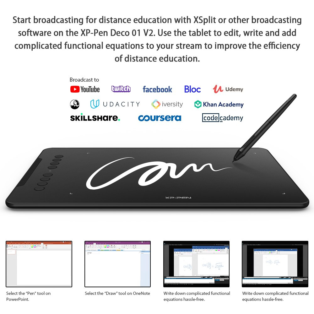 XP PEN Deco 01 v2 tablet graficzny | BlackWhite.tv